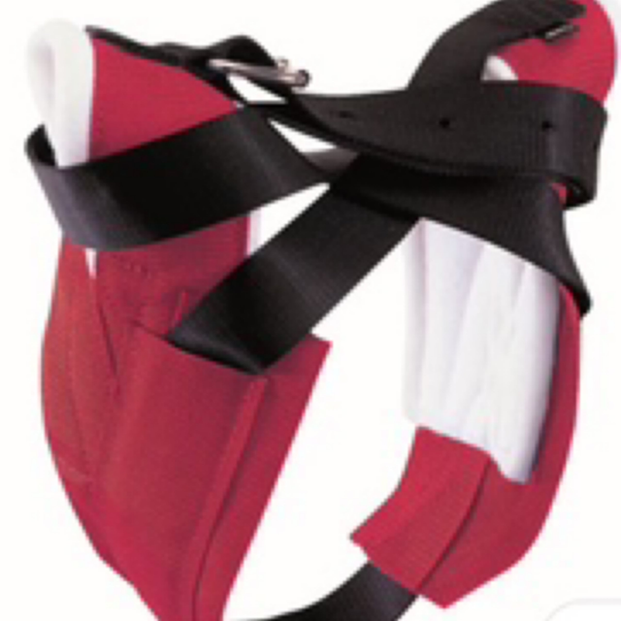 Black/Red Horn Wrap | Southeast Saddles